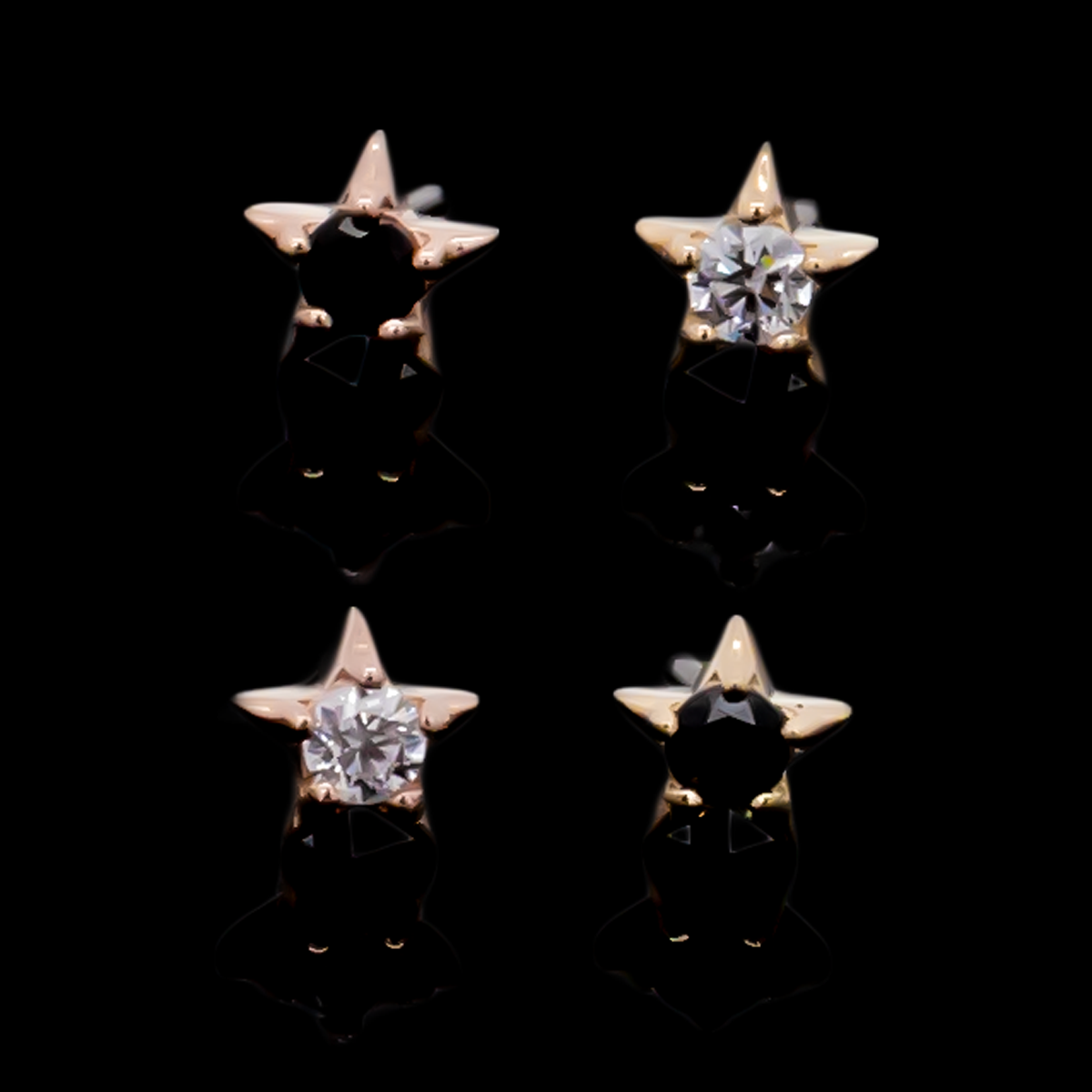 Auric - 14kt Gold Threadless End – Khrysos Jewelry