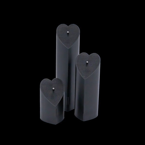 3 Pc Heart Tower Display- Threadless Ends – Khrysos Jewelry