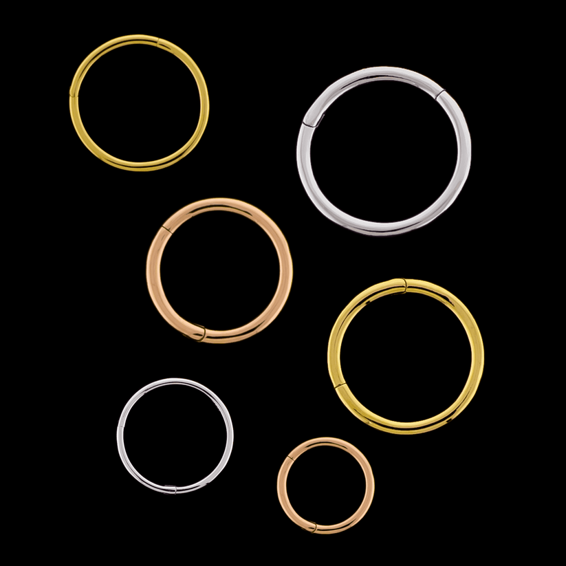 18kt Gold Hinged Segment Rings – Khrysos Jewelry