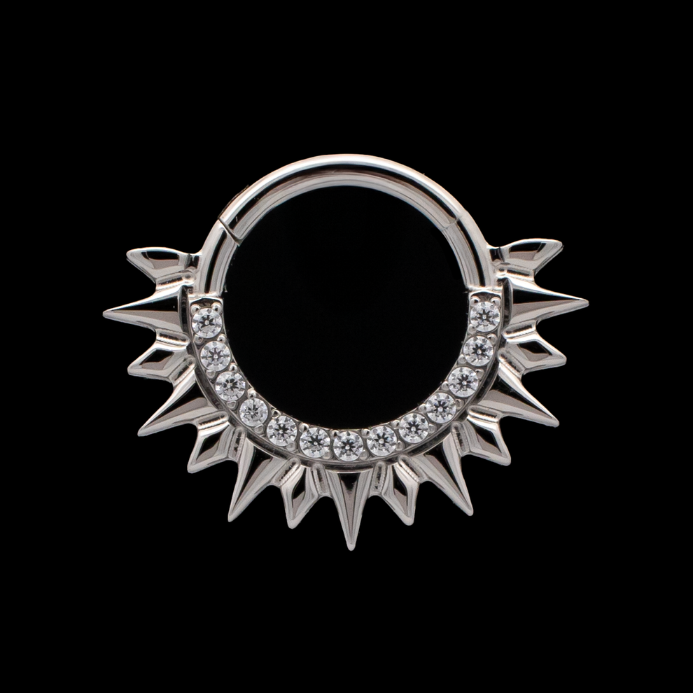 Wraith - 16G Titanium Hinged Ring – Khrysos Jewelry