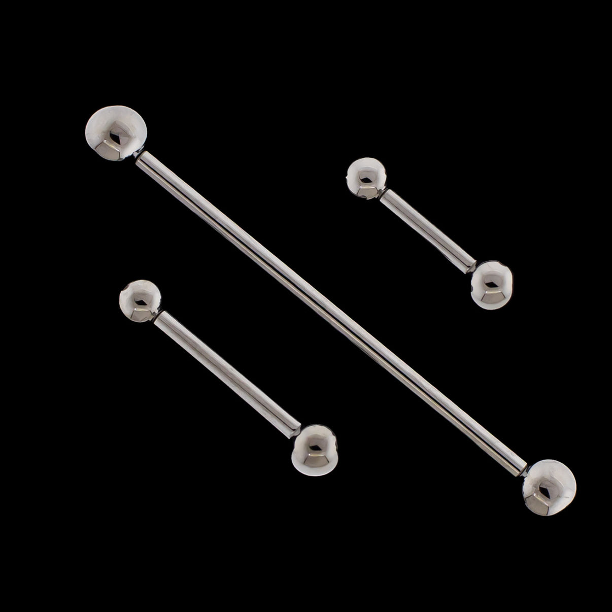 14G Internally Threaded Straight Barbells – Khrysos Jewelry